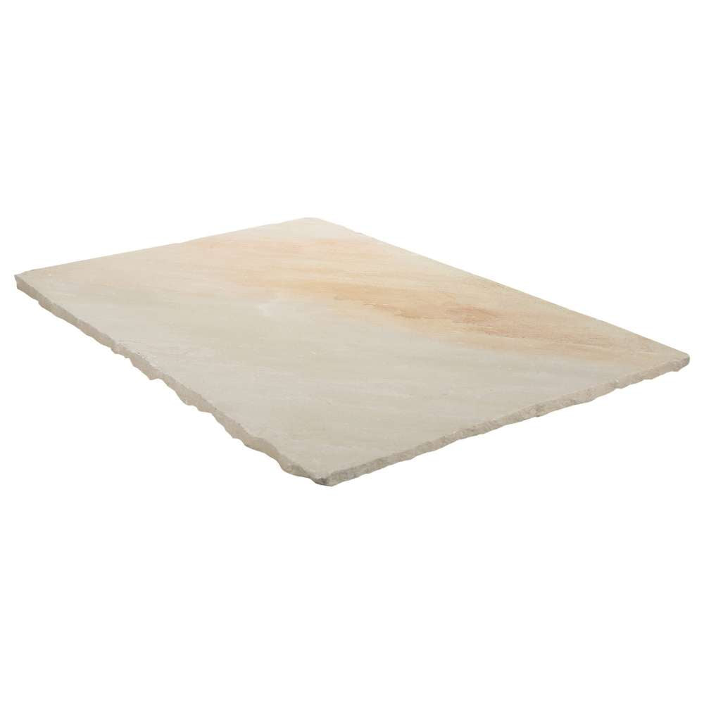 Fossil Mint Riven Sandstone 600x900 Paving Slabs – The Stonemart Ltd
