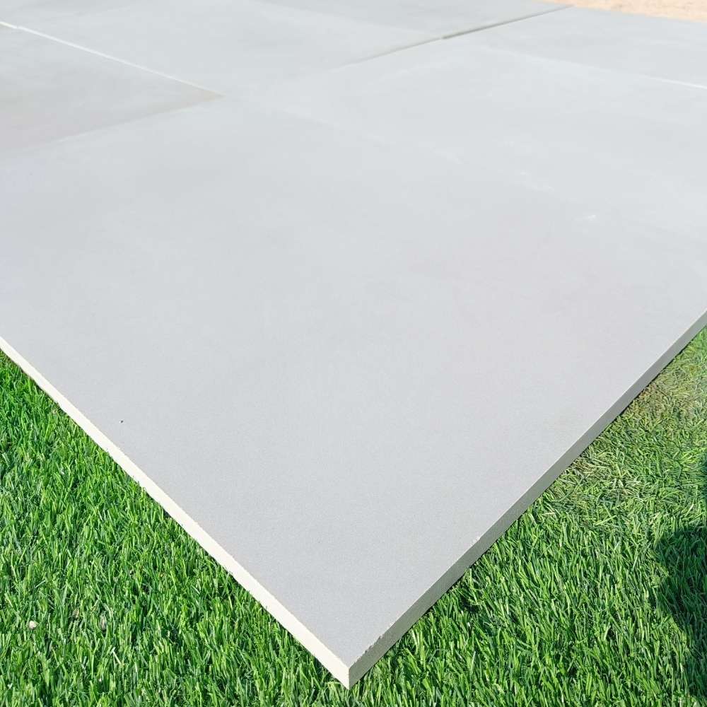 Kandla Grey Smooth Sandstone 600x900 Sawn Edged Paving Slabs – The ...