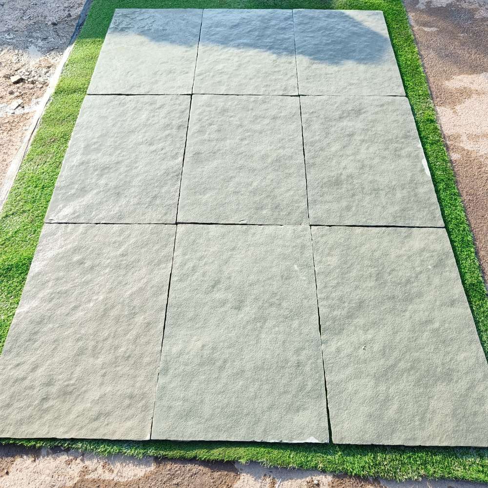 Kota Blue Riven Limestone 600x900 Paving Slabs – The Stonemart Ltd