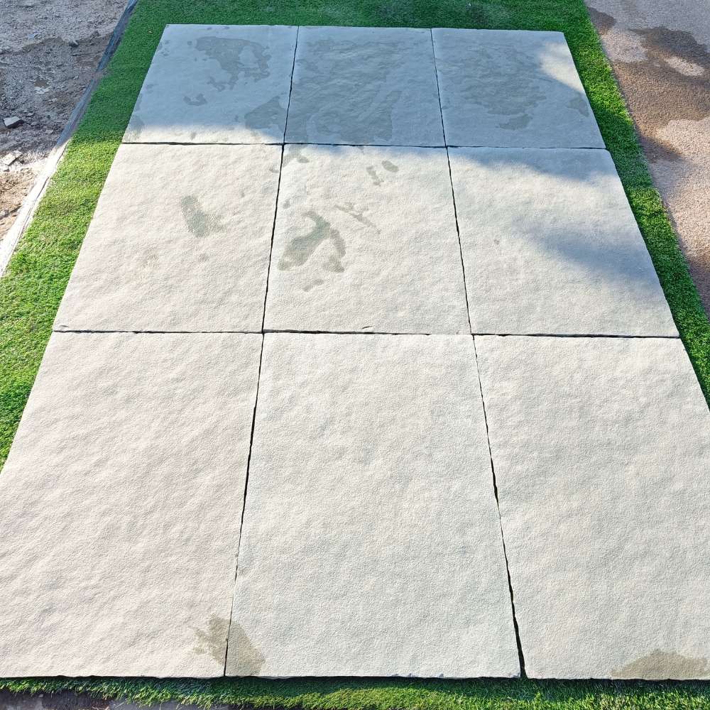 Kota Blue Riven Limestone 600x900 Paving Slabs – The Stonemart Ltd