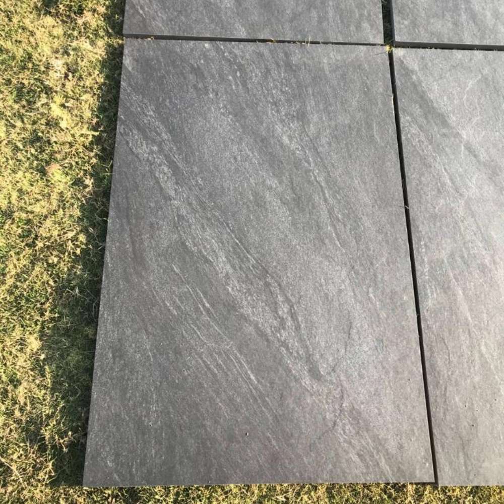 County Anthracite Porcelain Paving 600x900 Outdoor Slabs – The ...