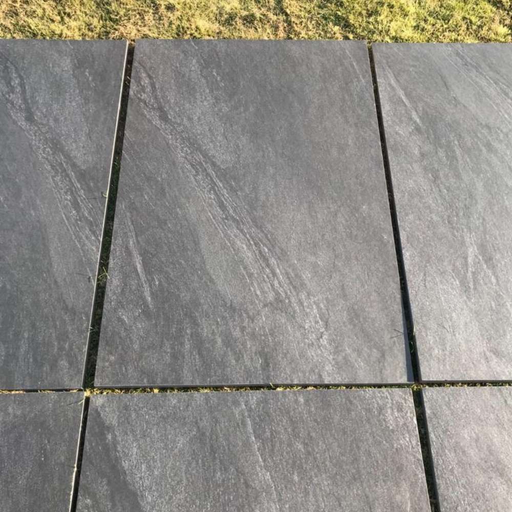 County Anthracite Porcelain Paving 600x900 Outdoor Slabs – The ...