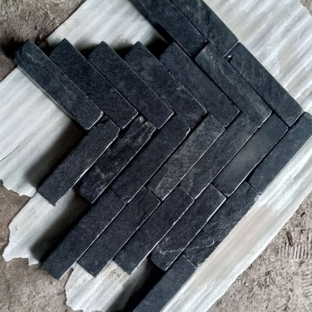 Kota Black Limestone 200x50x40 Pavers – The Stonemart Ltd