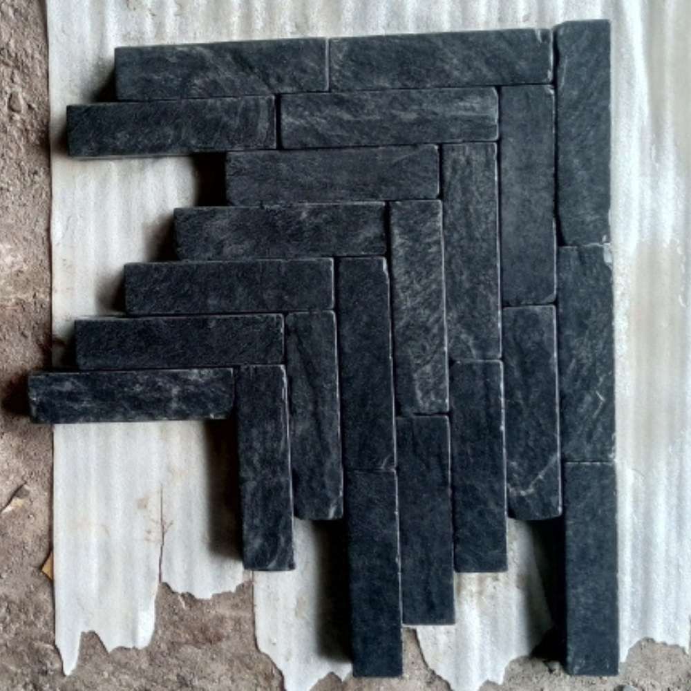 Kota Black Limestone 200x50x40 Pavers – The Stonemart Ltd