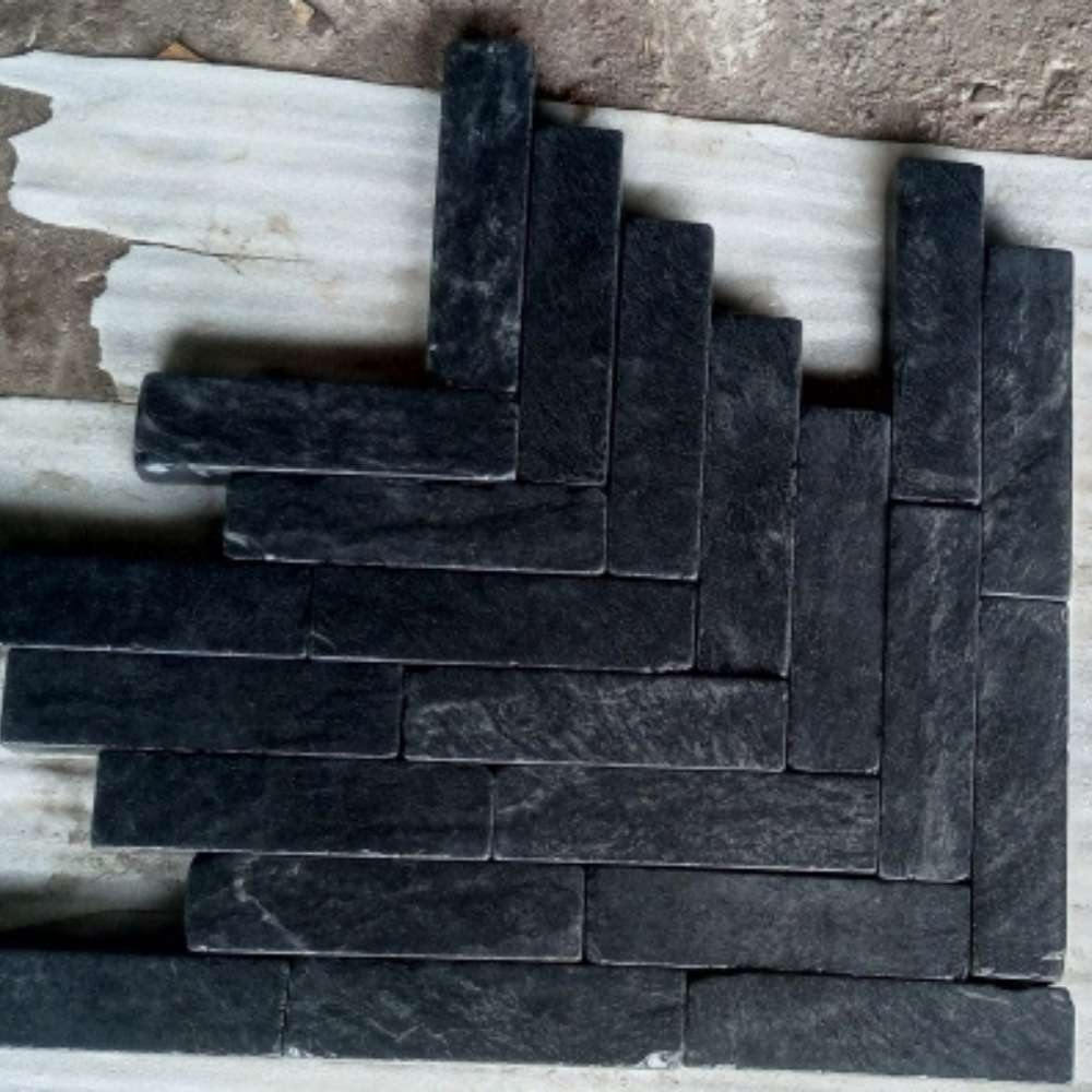 Kota Black Limestone 200x50x40 Pavers – The Stonemart Ltd