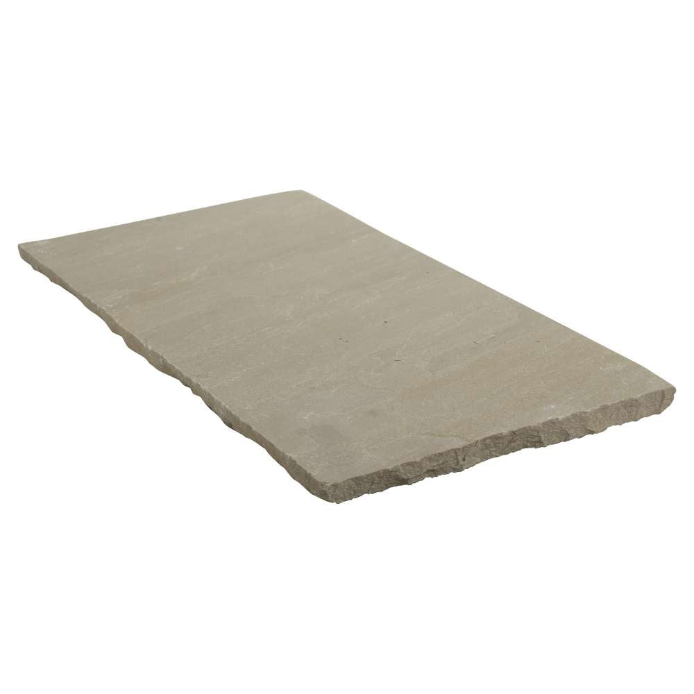 Raj Green Riven Sandstone 600x290 Paving Slabs - 18mm – The Stonemart Ltd