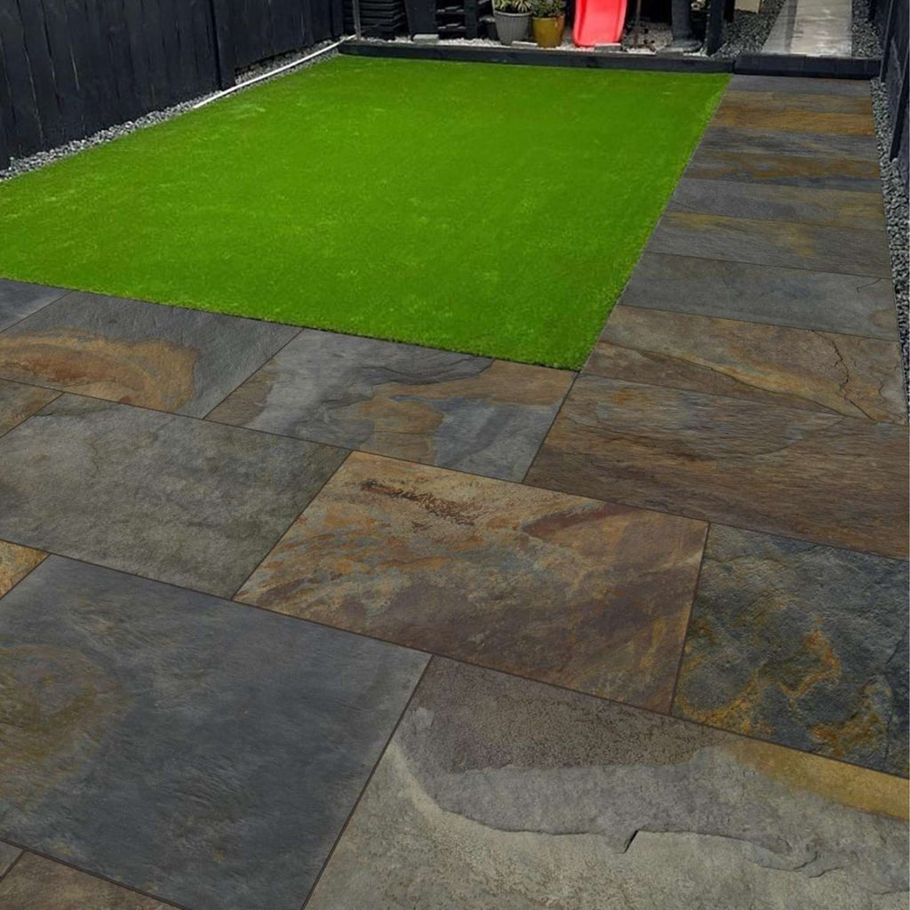 Rustic Slate Paving 600x900 Outdoor Porcelain – The Stonemart Ltd